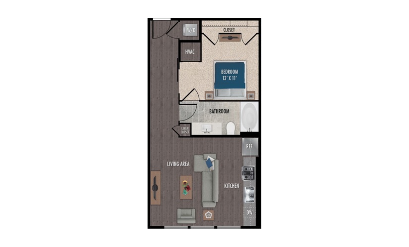 Studio, one and two bedroom apartments in Houston, TX | 1414 Texas